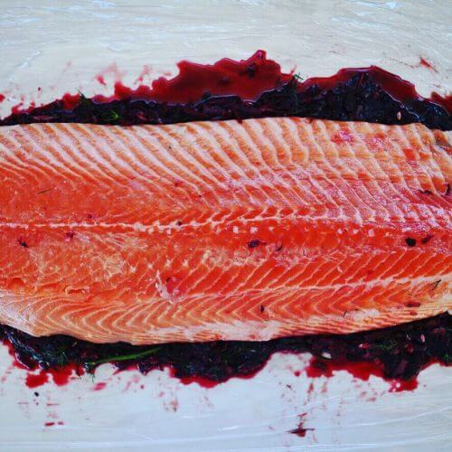 Cured Salmon - AnotherFoodBlogger