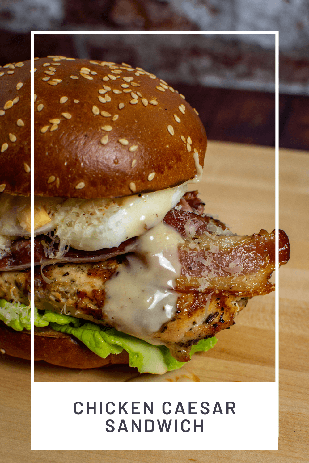 Chicken Caesar Sandwich - AnotherFoodBlogger