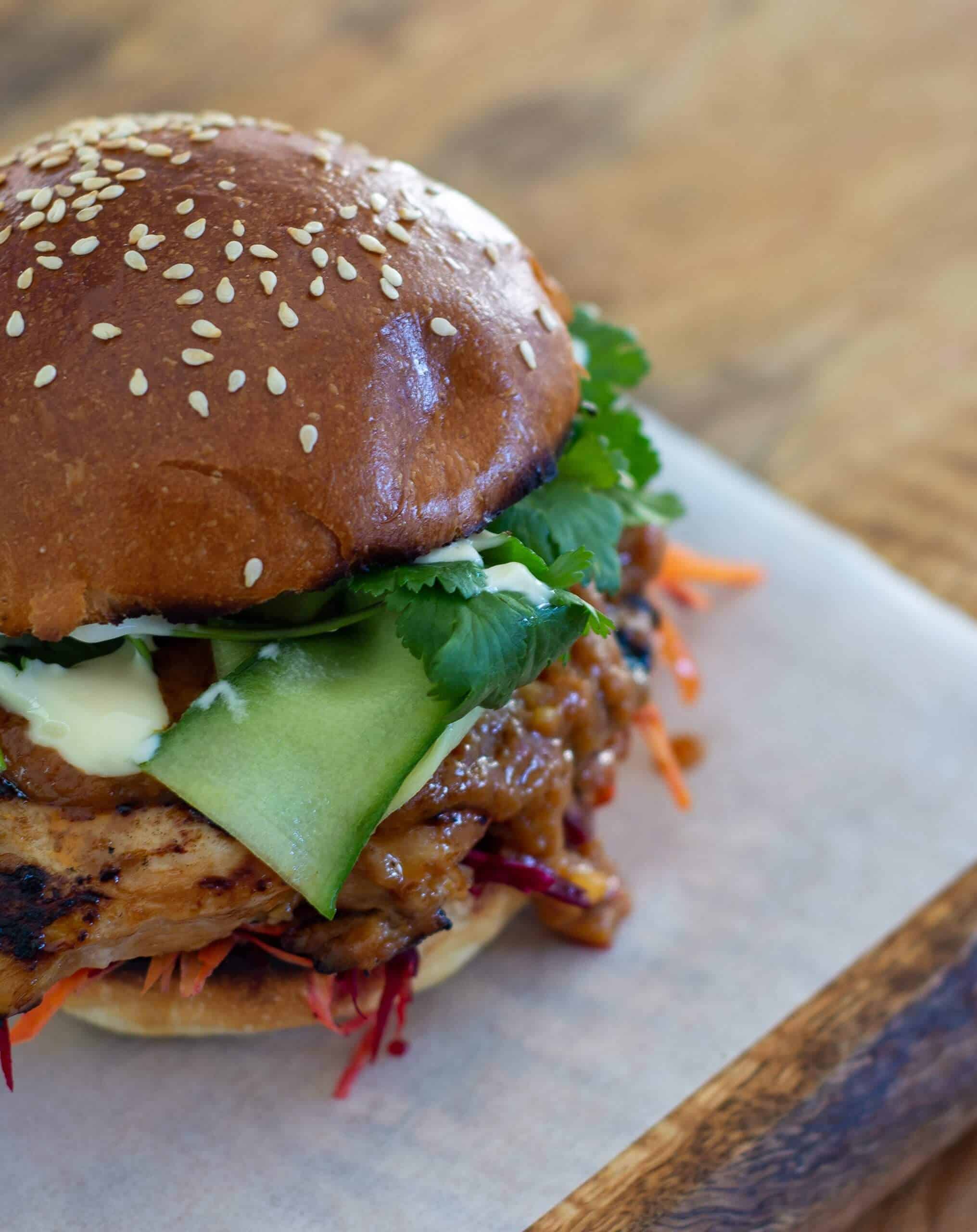 Chicken Satay Sandwich - AnotherFoodBlogger