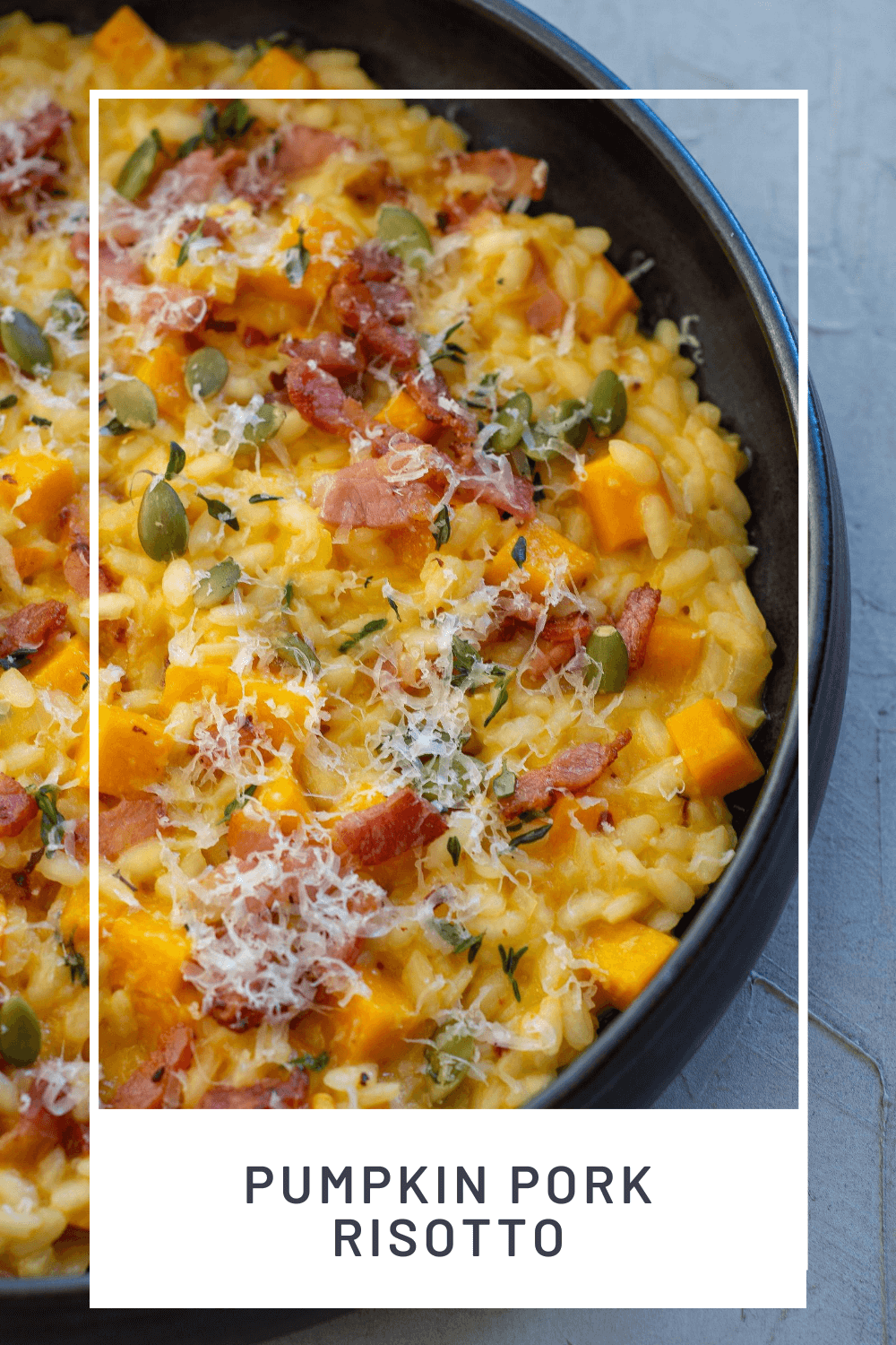 Pumpkin Pork Risotto - AnotherFoodBlogger