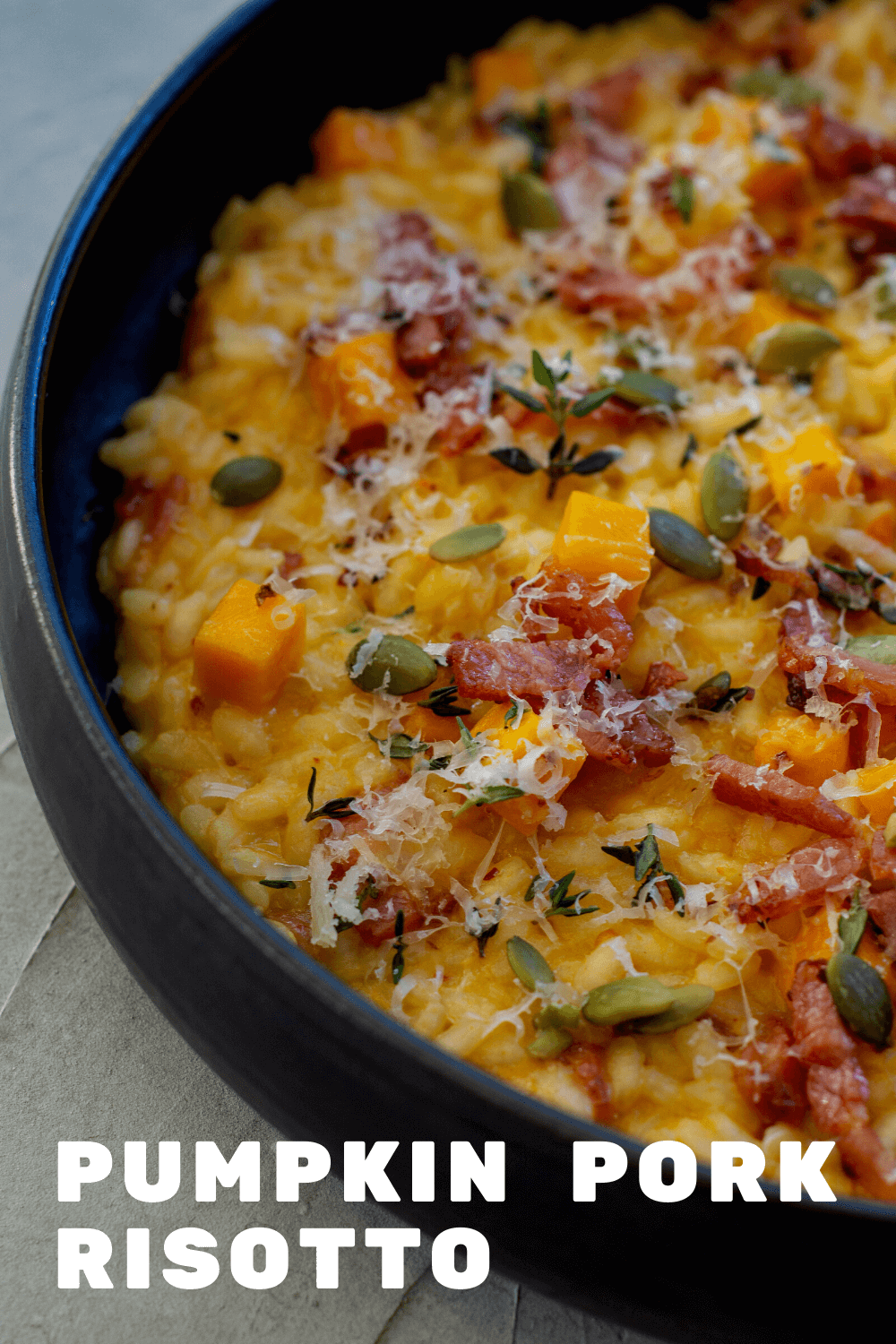 Pumpkin Pork Risotto - AnotherFoodBlogger