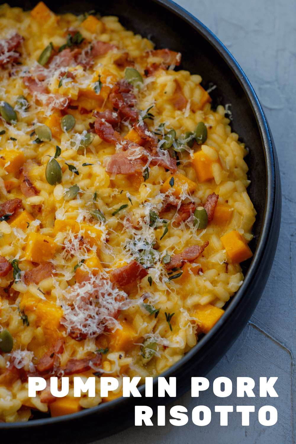 Pumpkin Pork Risotto - AnotherFoodBlogger