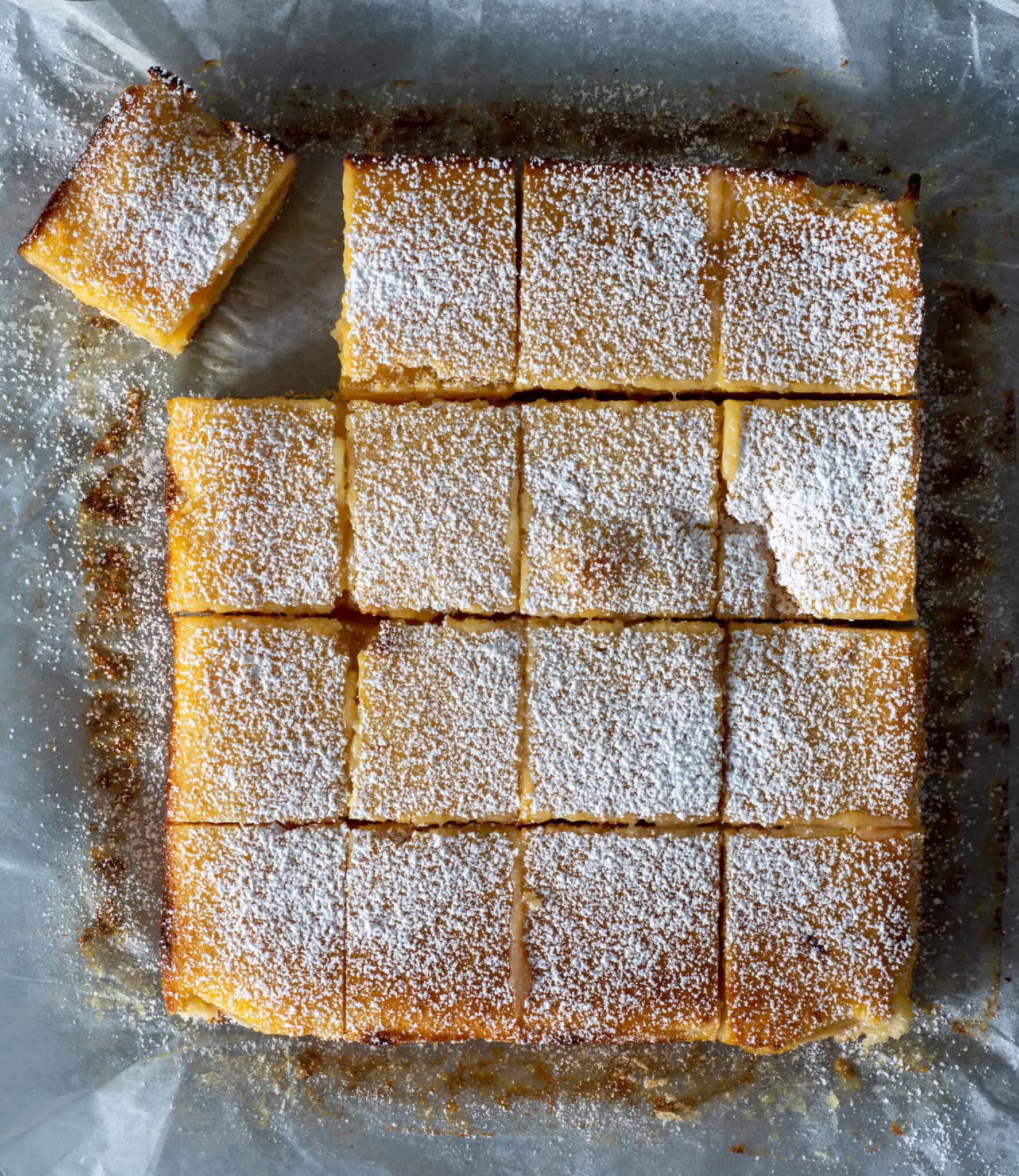 Gooey Lemon Squares - AnotherFoodBlogger