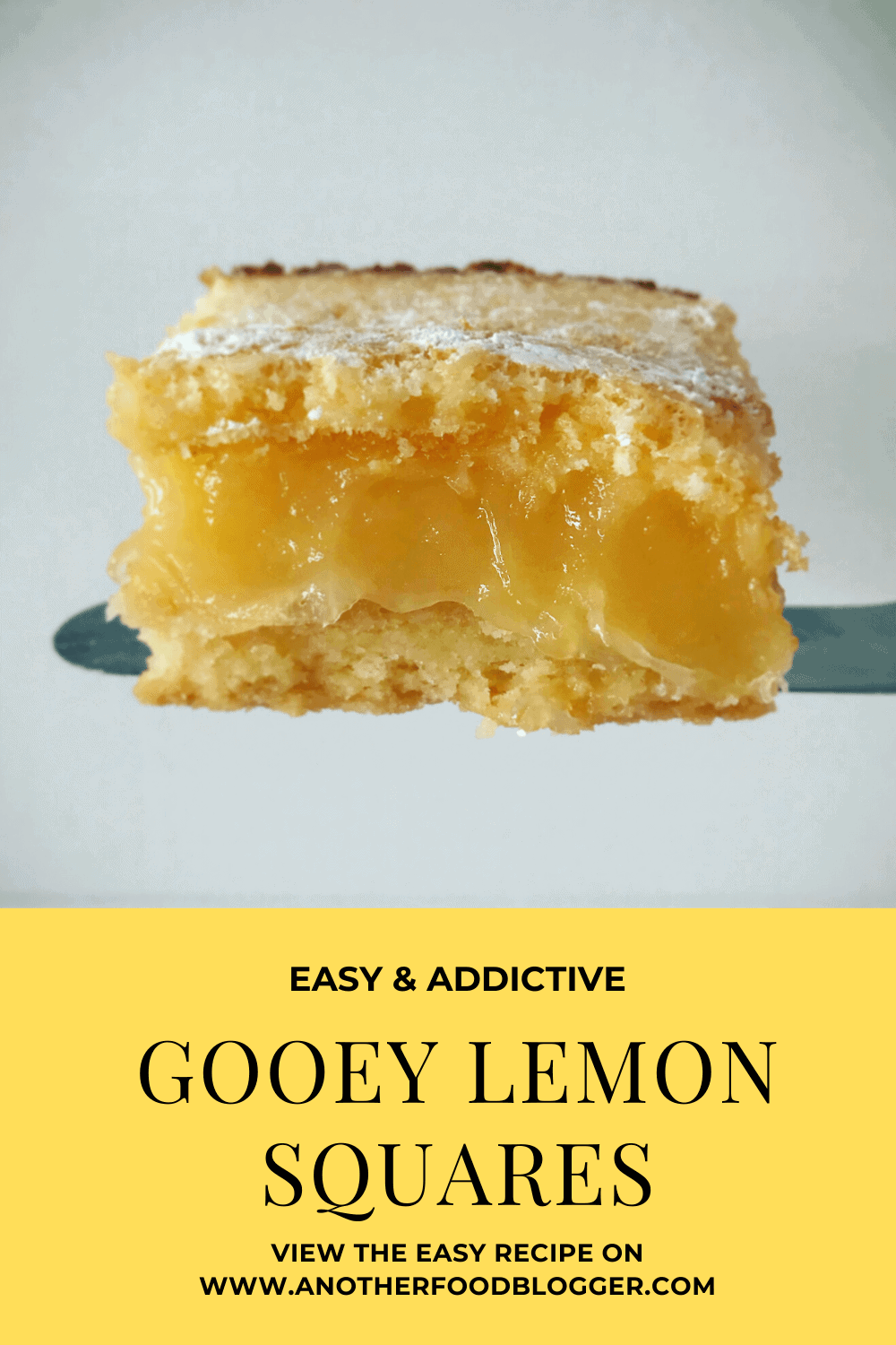 Gooey Lemon Squares - AnotherFoodBlogger