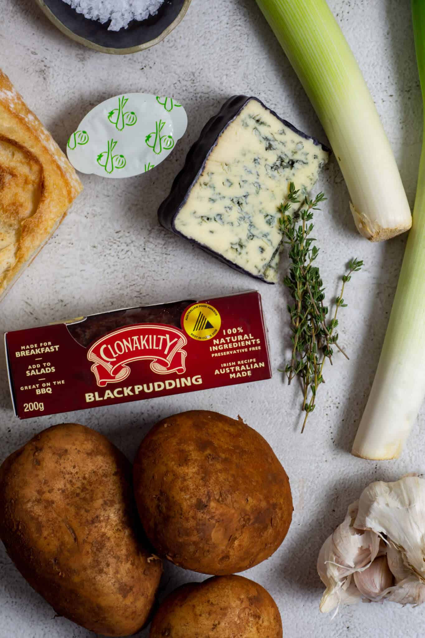 Potato Leek & Black Pudding Soup - AnotherFoodBlogger