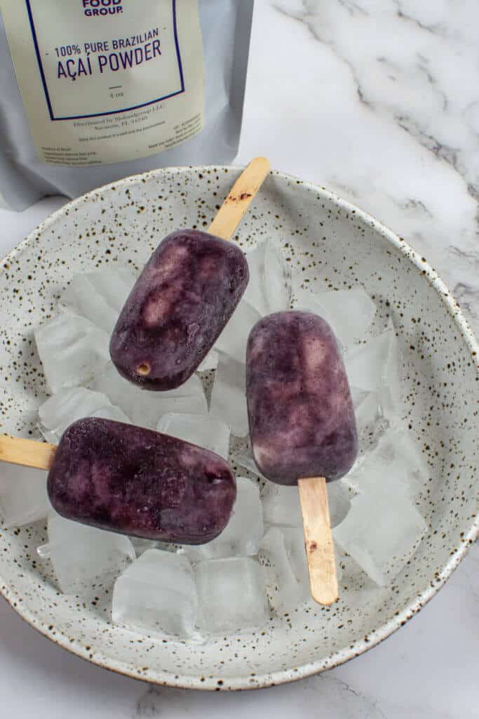 Acai Ice Pops - AnotherFoodBlogger