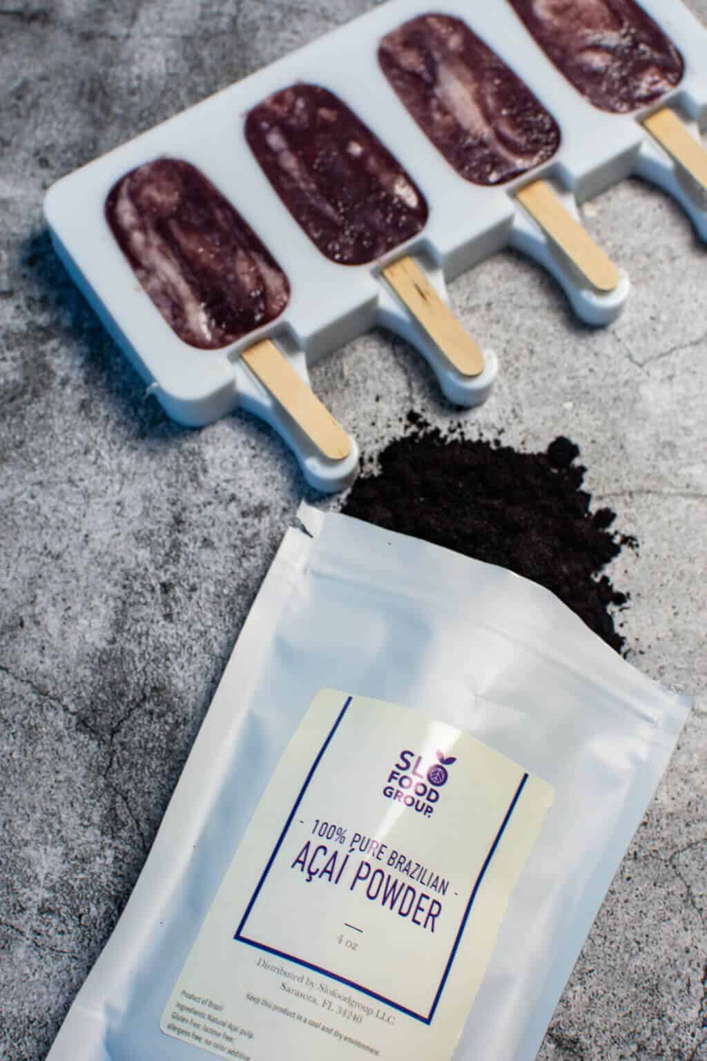 Acai Ice Pops - AnotherFoodBlogger