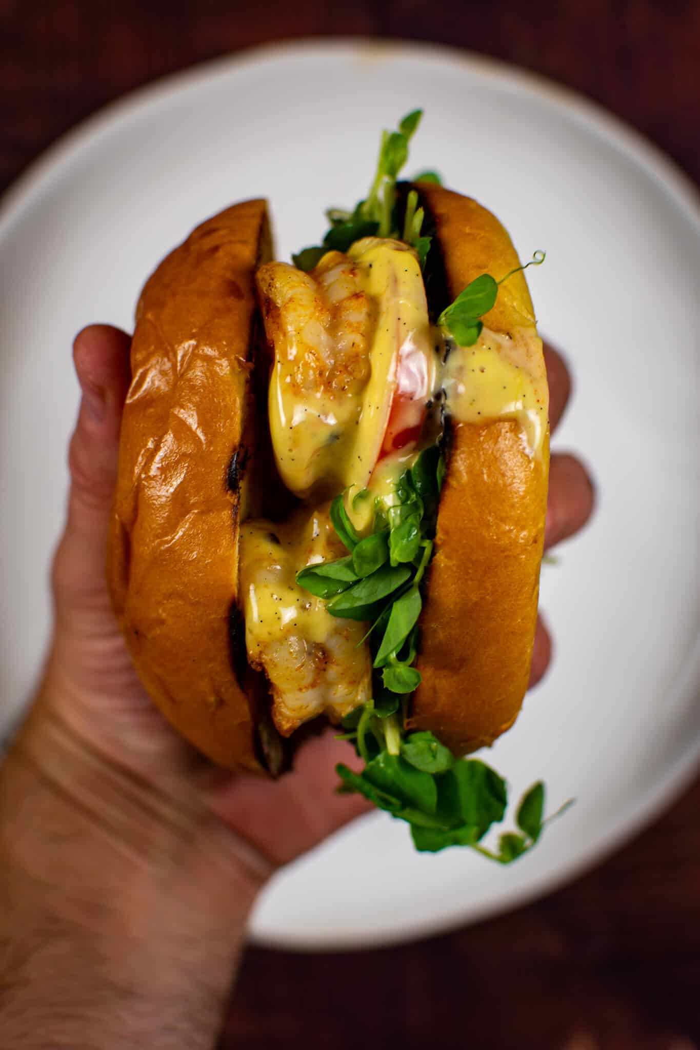 Grilled Prawn Sandwich - AnotherFoodBlogger