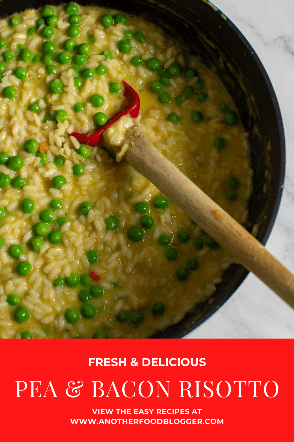 Pea & Bacon Risotto - AnotherFoodBlogger