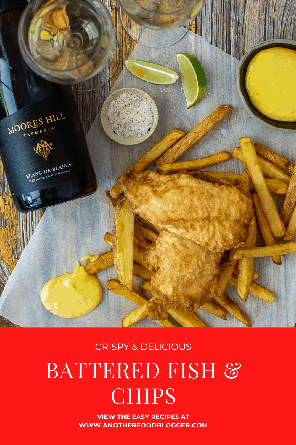 Battered Fish & Chips - AnotherFoodBlogger