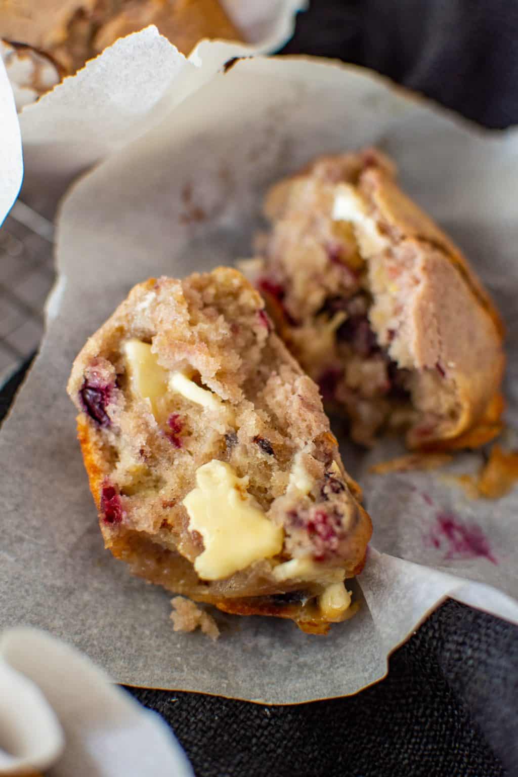White Chocolate Muffins - AnotherFoodBlogger