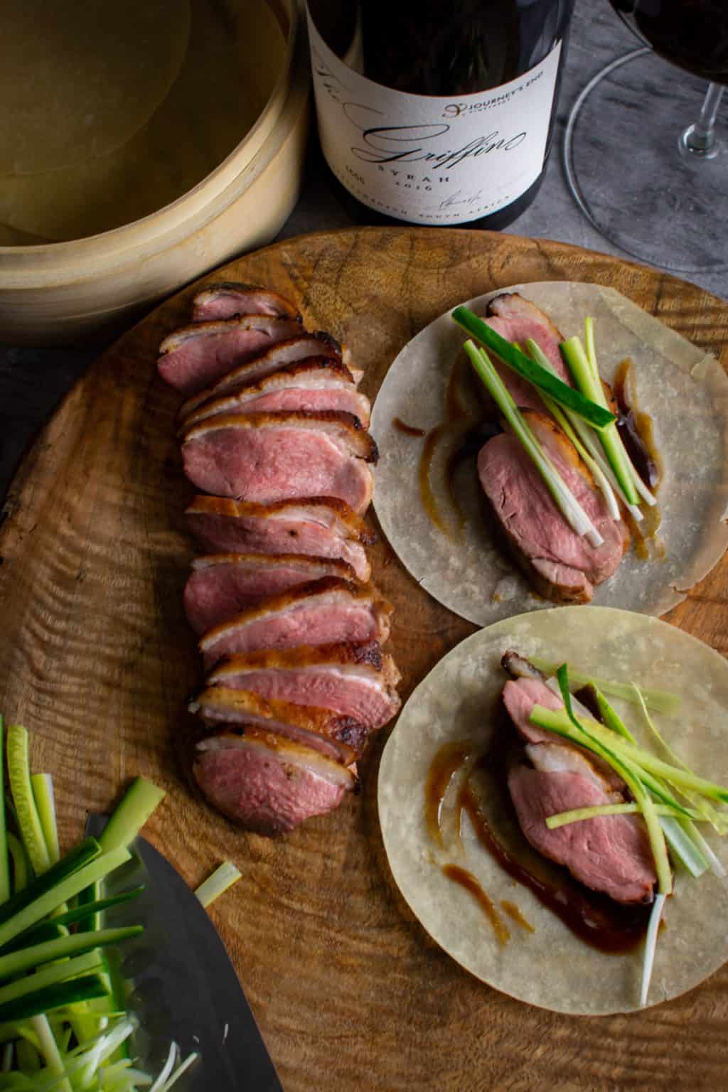 Peking Duck Pancakes - AnotherFoodBlogger