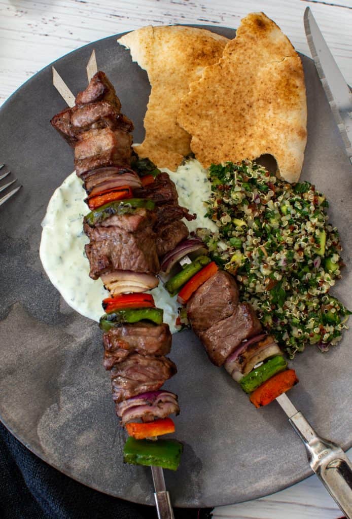 Grilled Lamb Kebabs - AnotherFoodBlogger