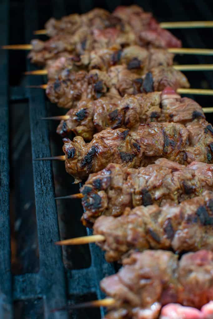 Beef Satay Skewers - AnotherFoodBlogger
