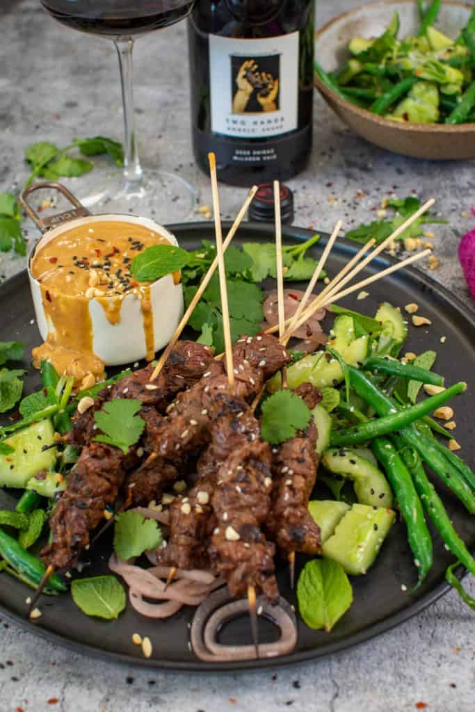 Beef Satay Skewers - AnotherFoodBlogger