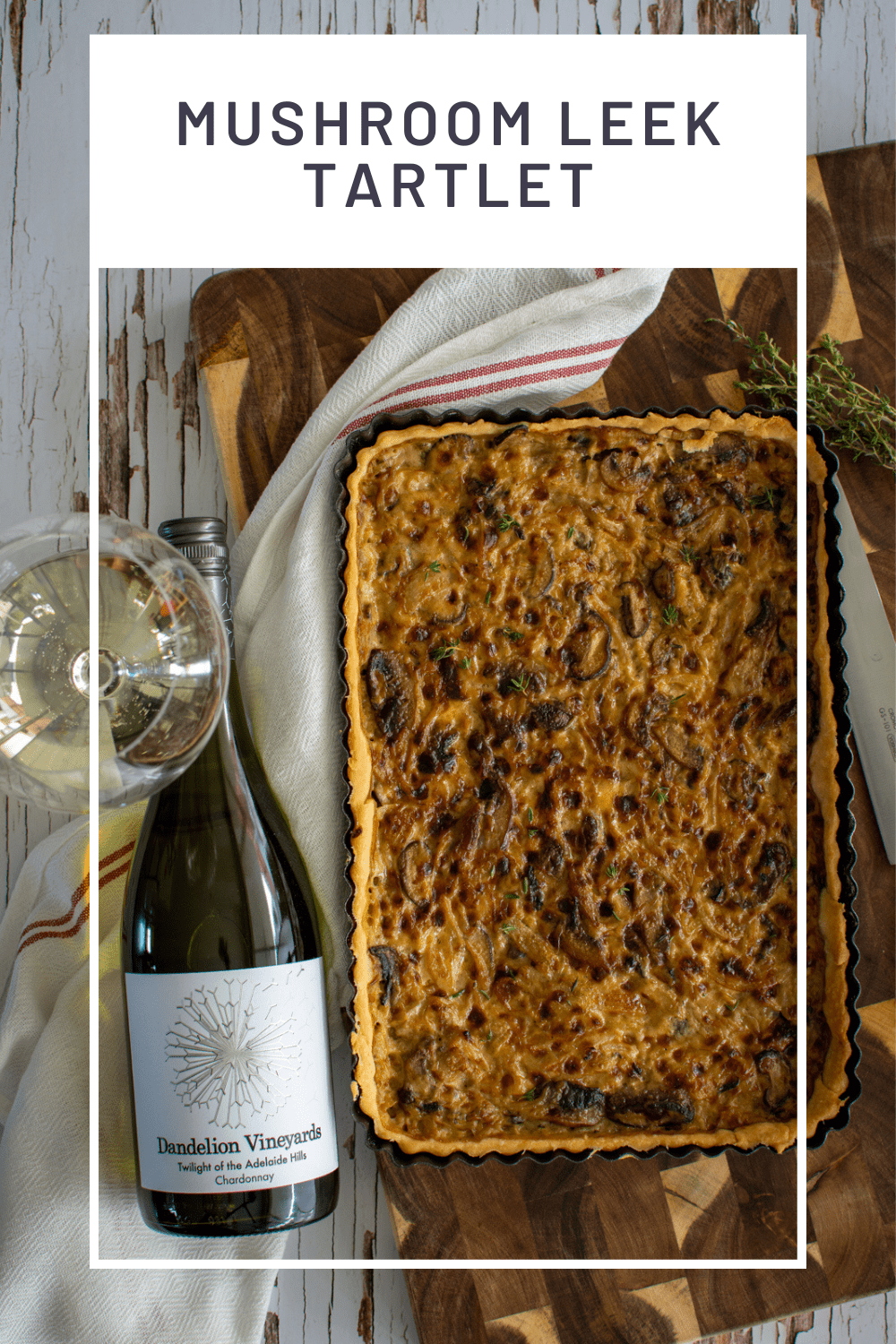 Mushroom Leek Tartlet with White Miso - AnotherFoodBlogger