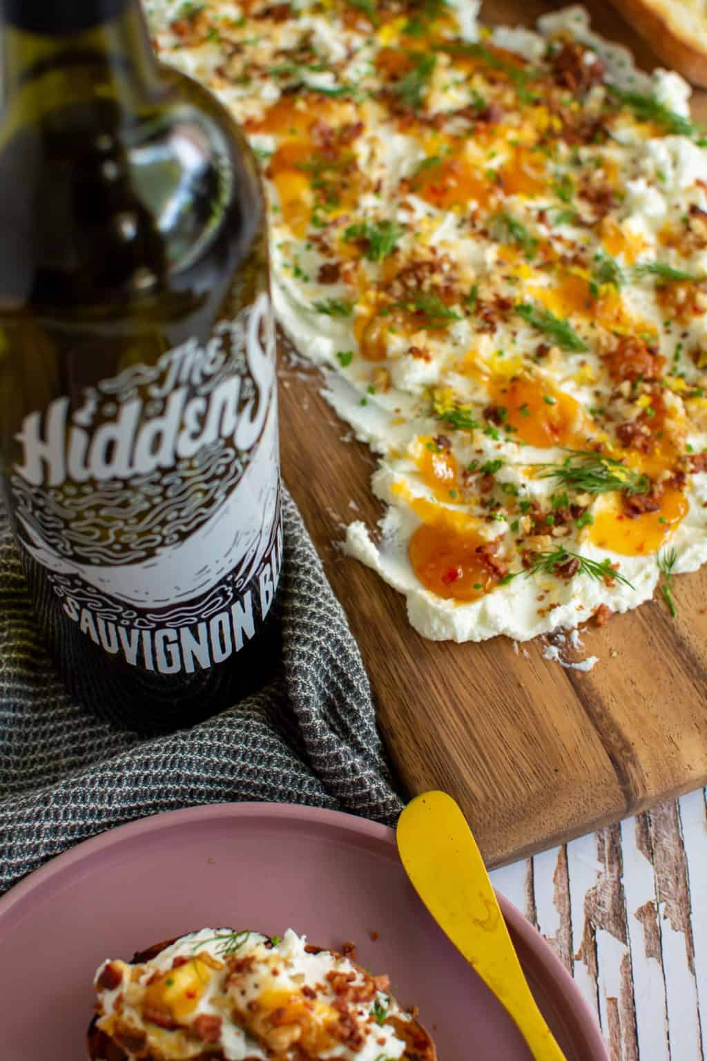 Goats Cheese "butter board" - AnotherFoodBlogger