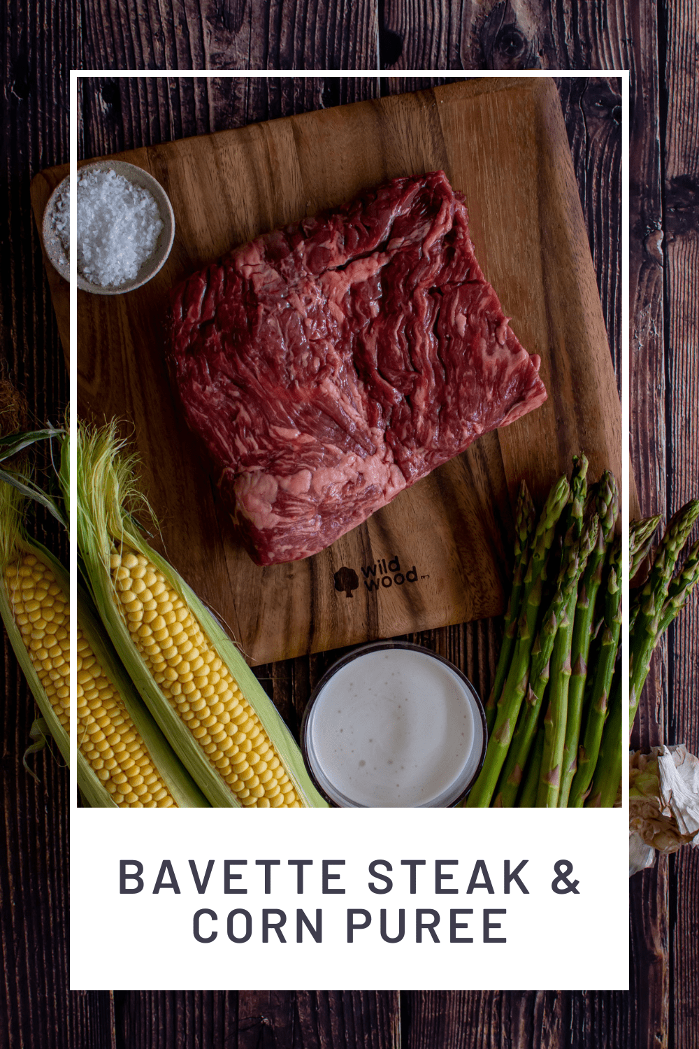 Grilled Bavette Steak, Corn Puree - AnotherFoodBlogger