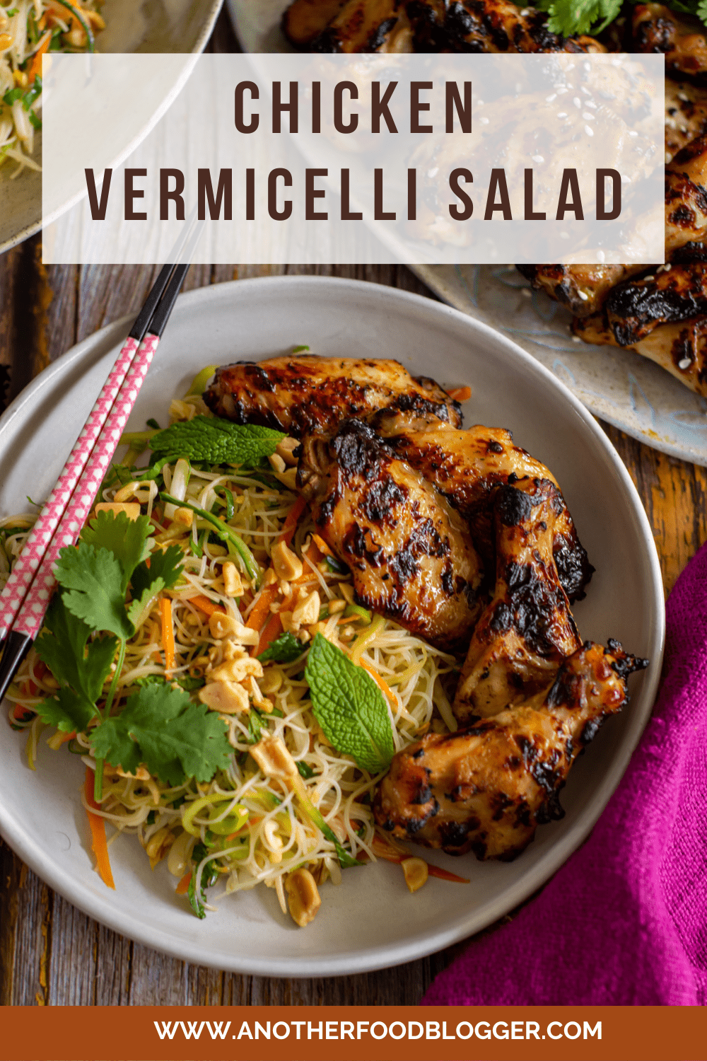 Chicken Vermicelli Noodles - AnotherFoodBlogger
