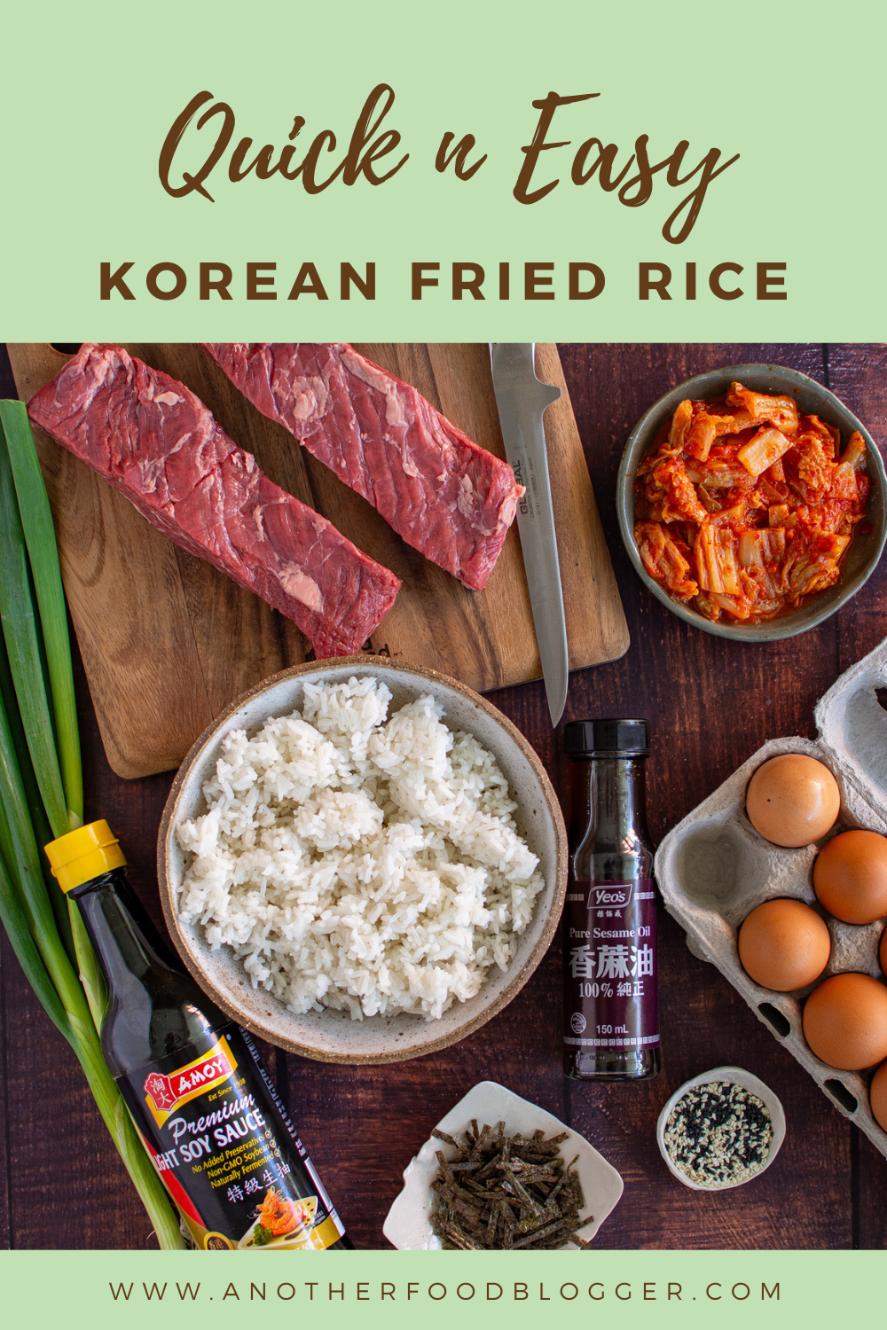 Korean Fried Rice - AnotherFoodBlogger